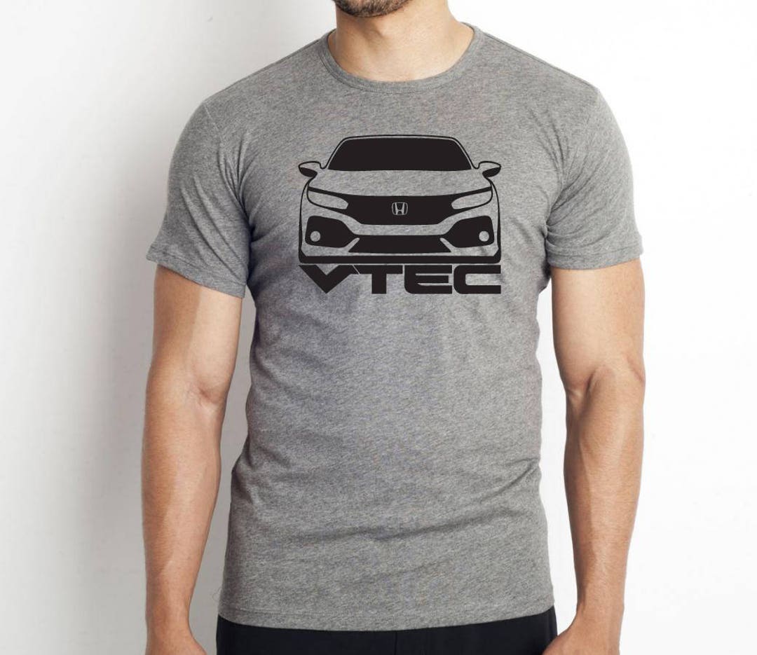 Honda CIVIC T-shirt 10th Generation Grey VTEC Green - Etsy