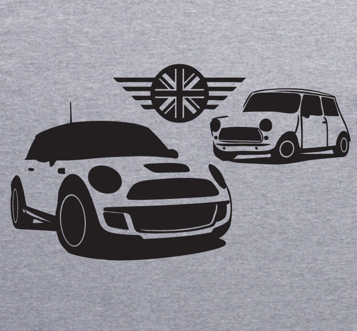MINI COOPER T-shirt GREY British Classic Jcw - Etsy