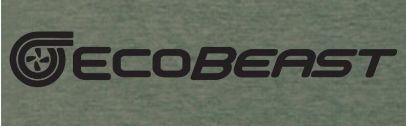 Ford ECOBEAST T-shirt: Turbo Graphic Tee - Etsy