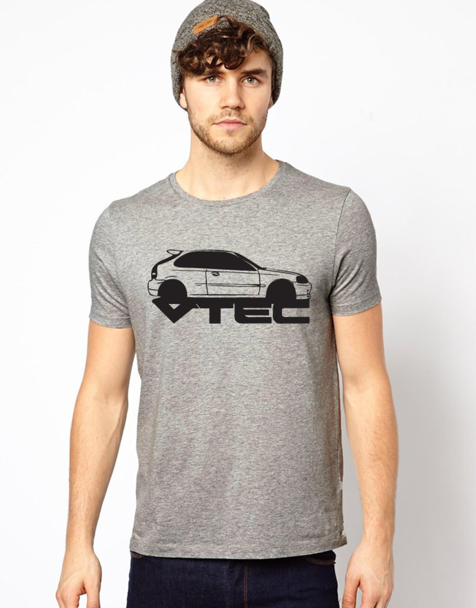 Honda CIVIC T-shirt TYPE-R Grey VTEC - Etsy