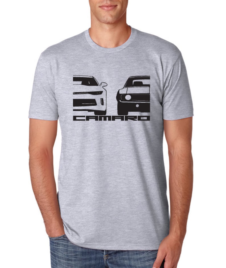 Chevy CAMARO T-shirt GREY Ss Classic - Etsy