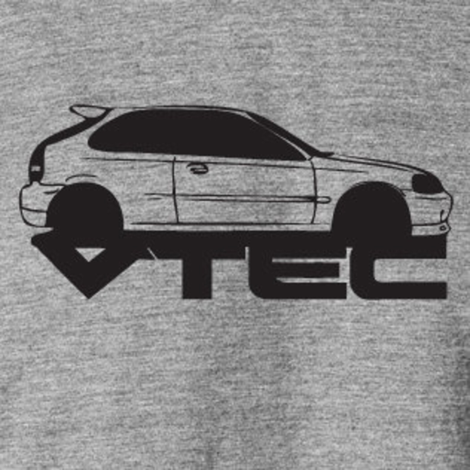 Honda CIVIC T-shirt TYPE-R Grey VTEC - Etsy