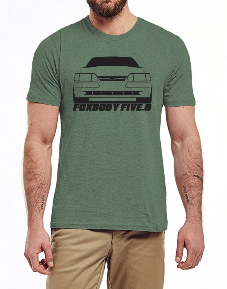 Mustang LX Fox Body 5.0L Retro Graphic T-shirt TRUNK V8 New - Etsy
