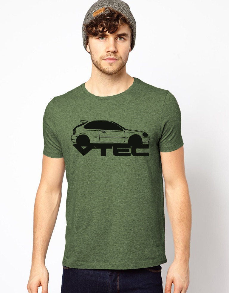 Honda CIVIC T-shirt TYPE-R Grey VTEC - Etsy