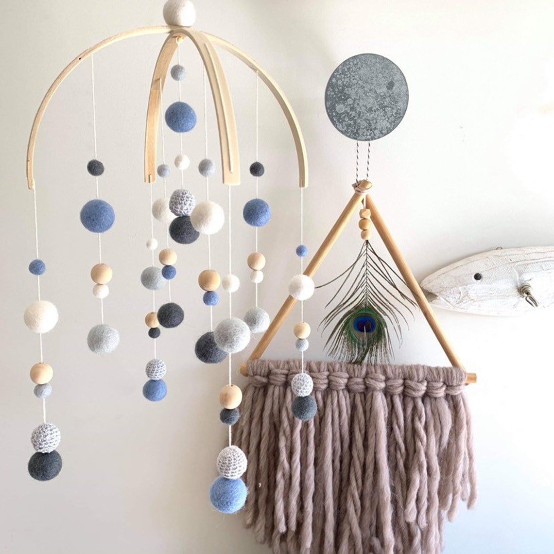 CUSTOM design baby mobile design your own Felt baby mobile | Etsy