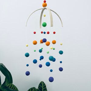CUSTOM Made Felt Baby Mobile Standard Double Arch Design Your Own Baby ...