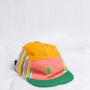 The CREME BRULEE Cap // Upcycles Adult Caps \\ Handmade and Recycled 5 ...