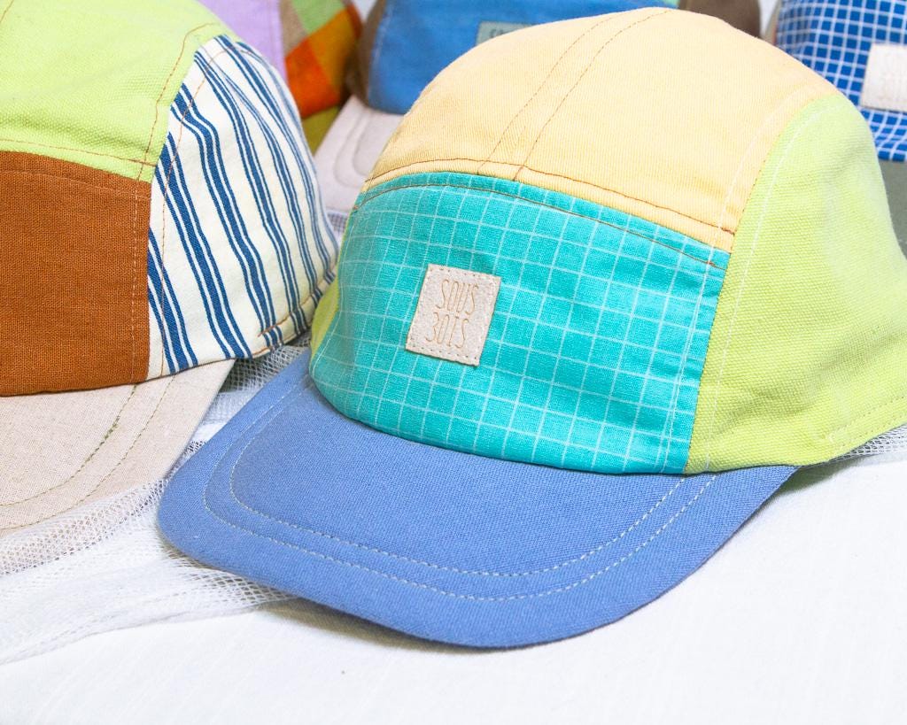 The COOL-CUCUMBER CAP //upcycled and Handmade Hat for Kids and Adults ...