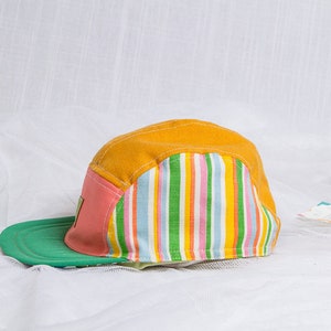 The CREME BRULEE Cap // Upcycles Adult Caps \\ Handmade and Recycled 5 ...