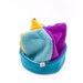 The Retro 4 Points BEANIE // Crown HAT Medium Adult Size/ Handmade ...