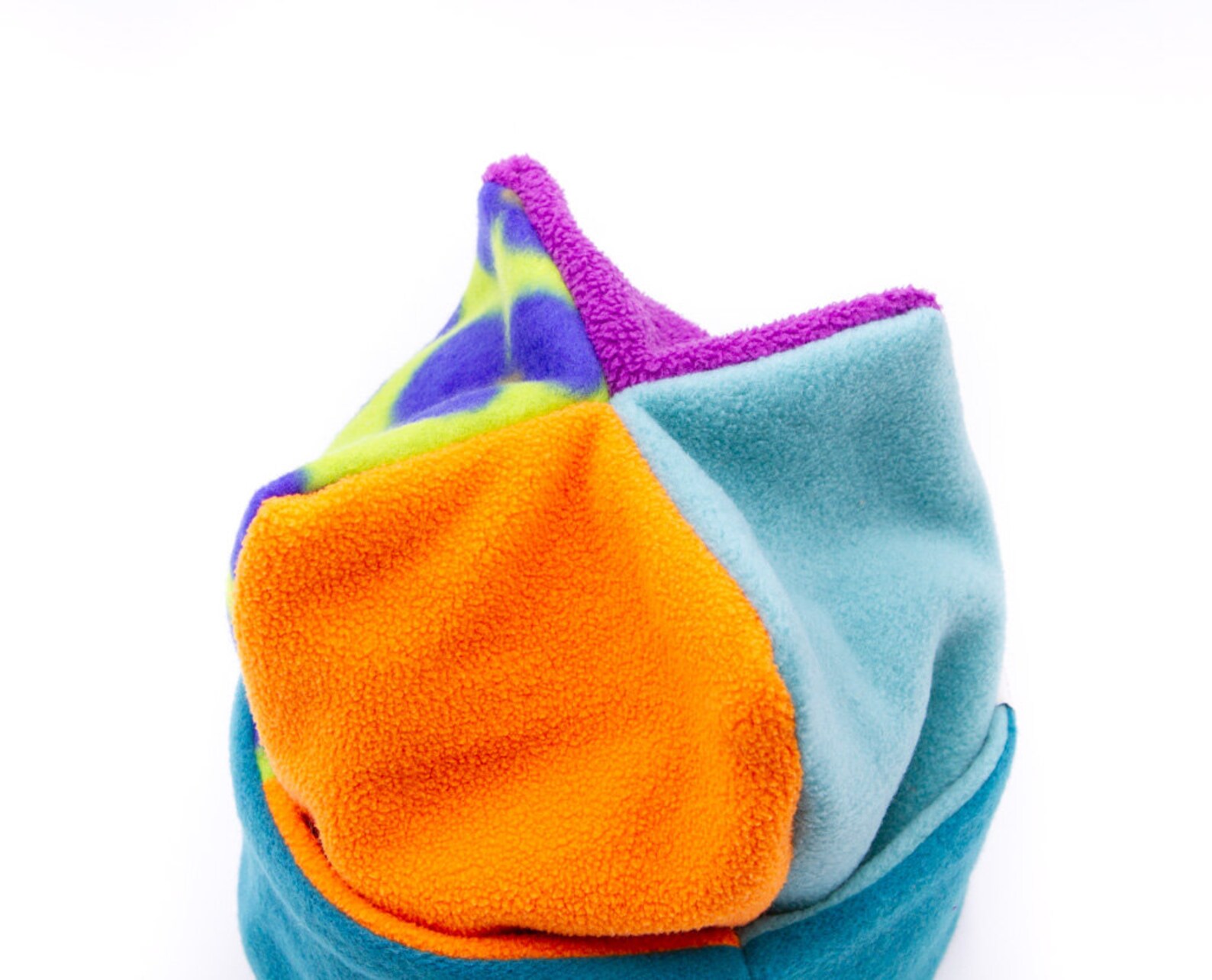 The Retro 4 Points BEANIE // Crown HAT Medium Adult Size/ Handmade ...