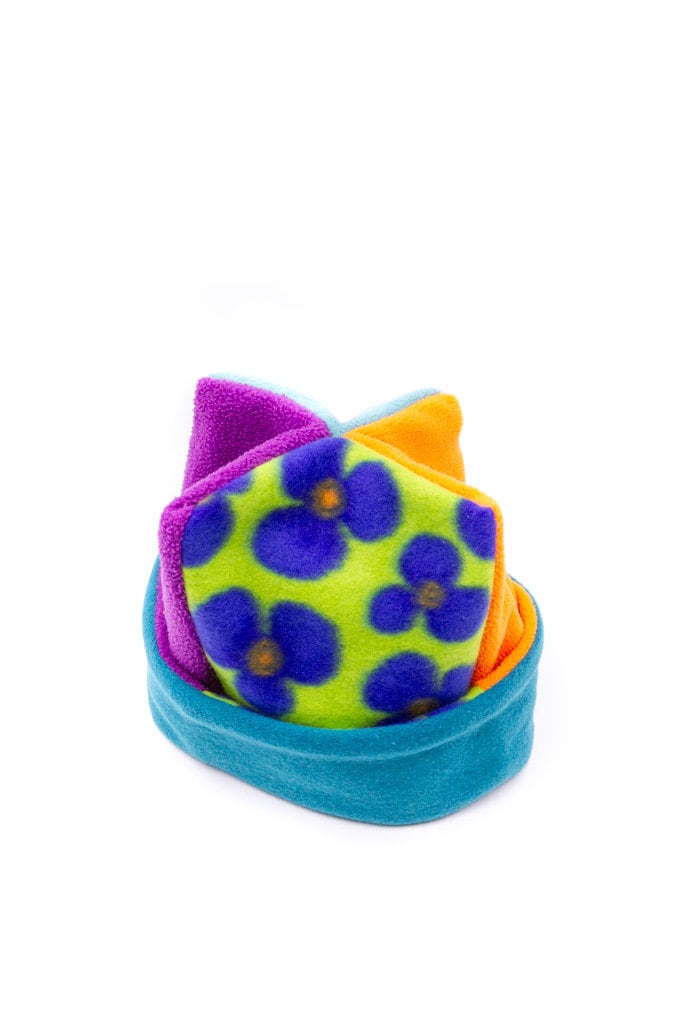 The Retro 4 Points BEANIE // Crown HAT Medium Adult Size/ Handmade ...