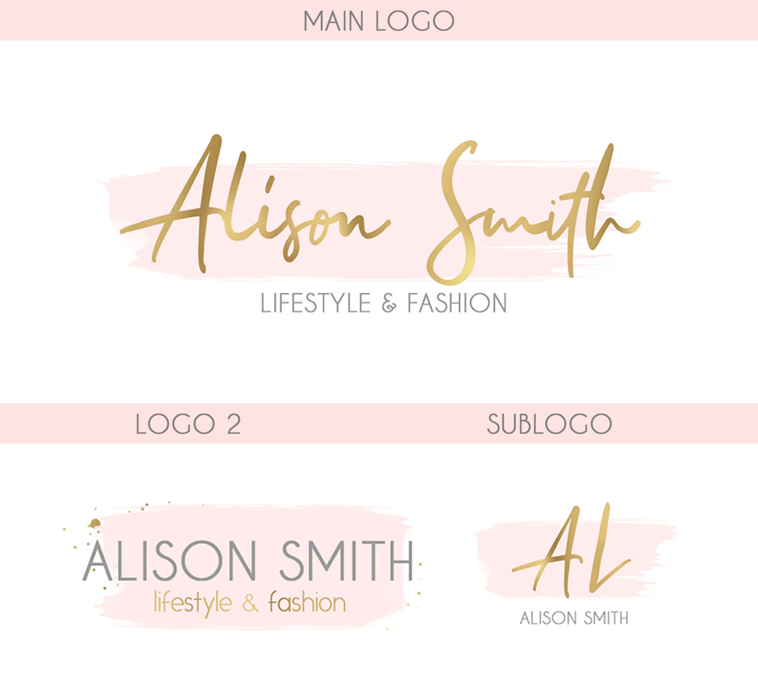 Graphic Design Logo design Blog header Watercolor logo Custom Logo ...