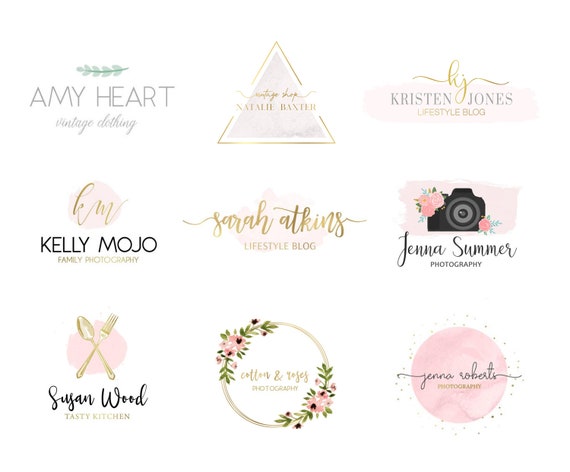 custom logo design custom branding package custom blog logo custom ...