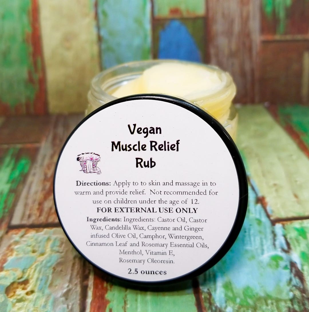 FLEX Warming Muscle Balm Vegan Warming Muscle Relief Rub 100% - Etsy