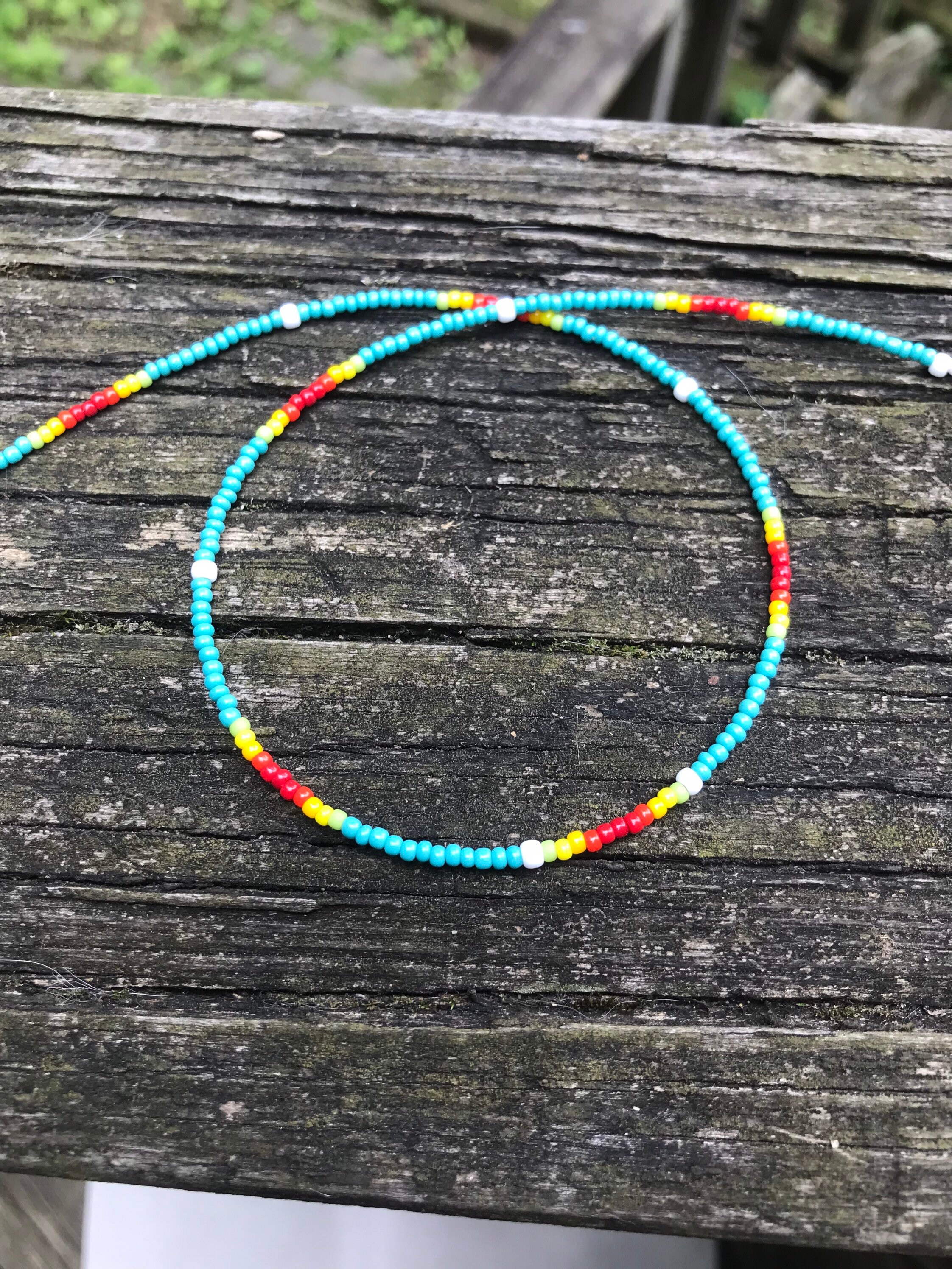 Handmade Native Inspired Choker Necklaces in Various Colors - Etsy