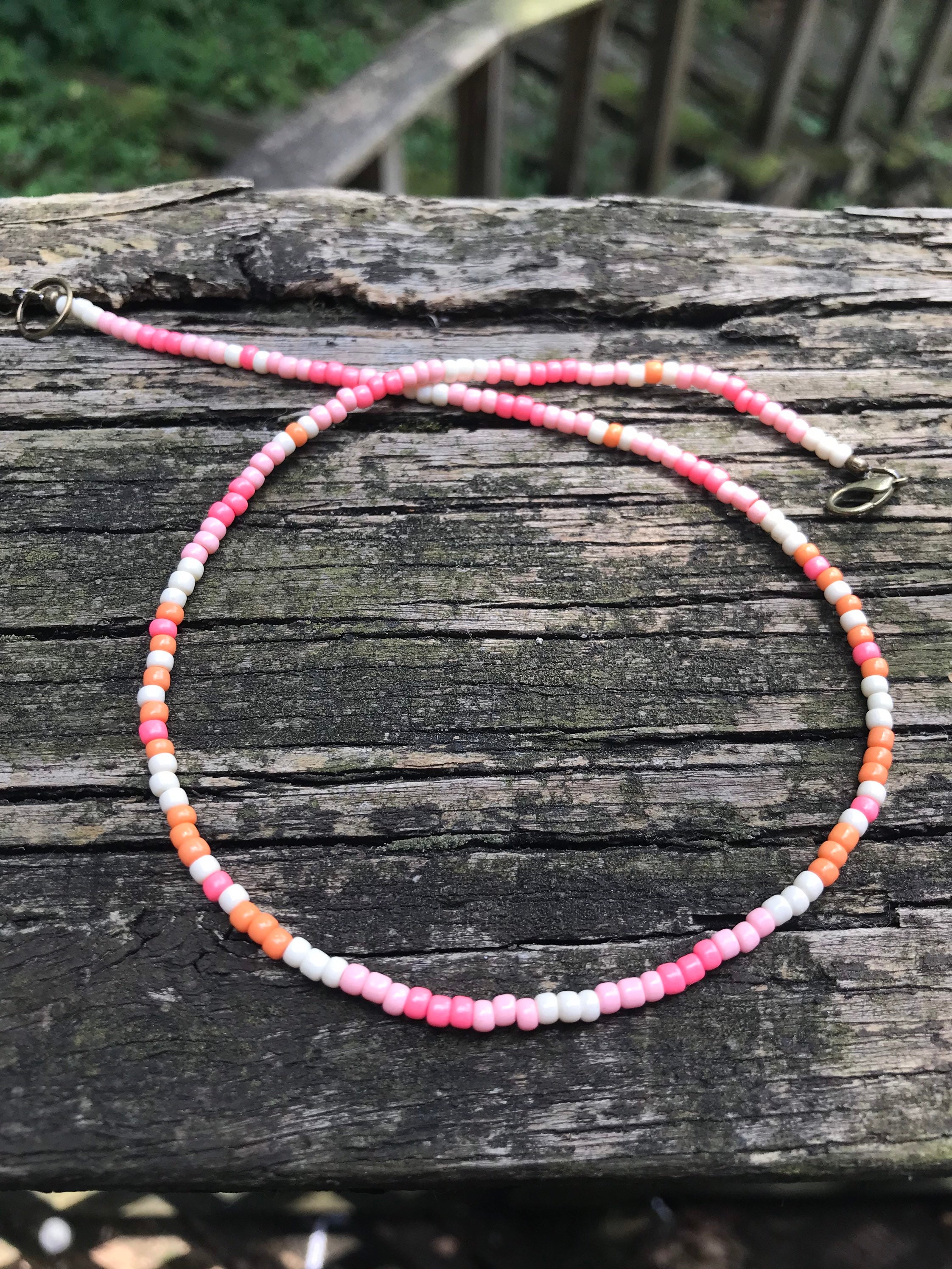 Handmade Native Inspired Choker Necklaces in Various Colors - Etsy