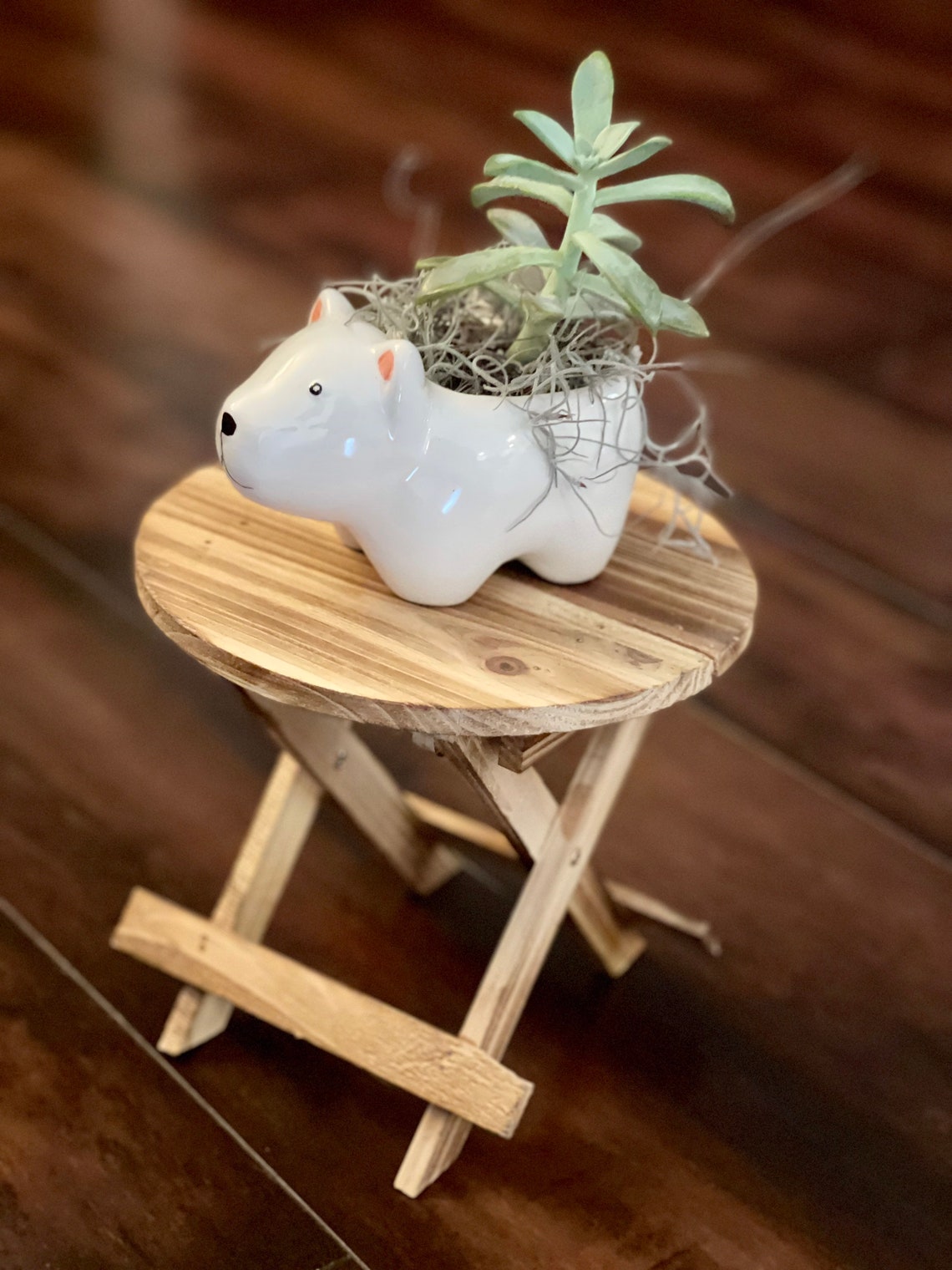 Cute Ceramic Animal Planters Walrus Moose Penguin Polar | Etsy