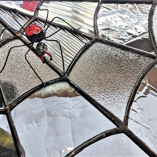 Stained Glass Spider Web - Etsy
