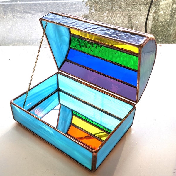 Stained Glass Urn Box - Etsy