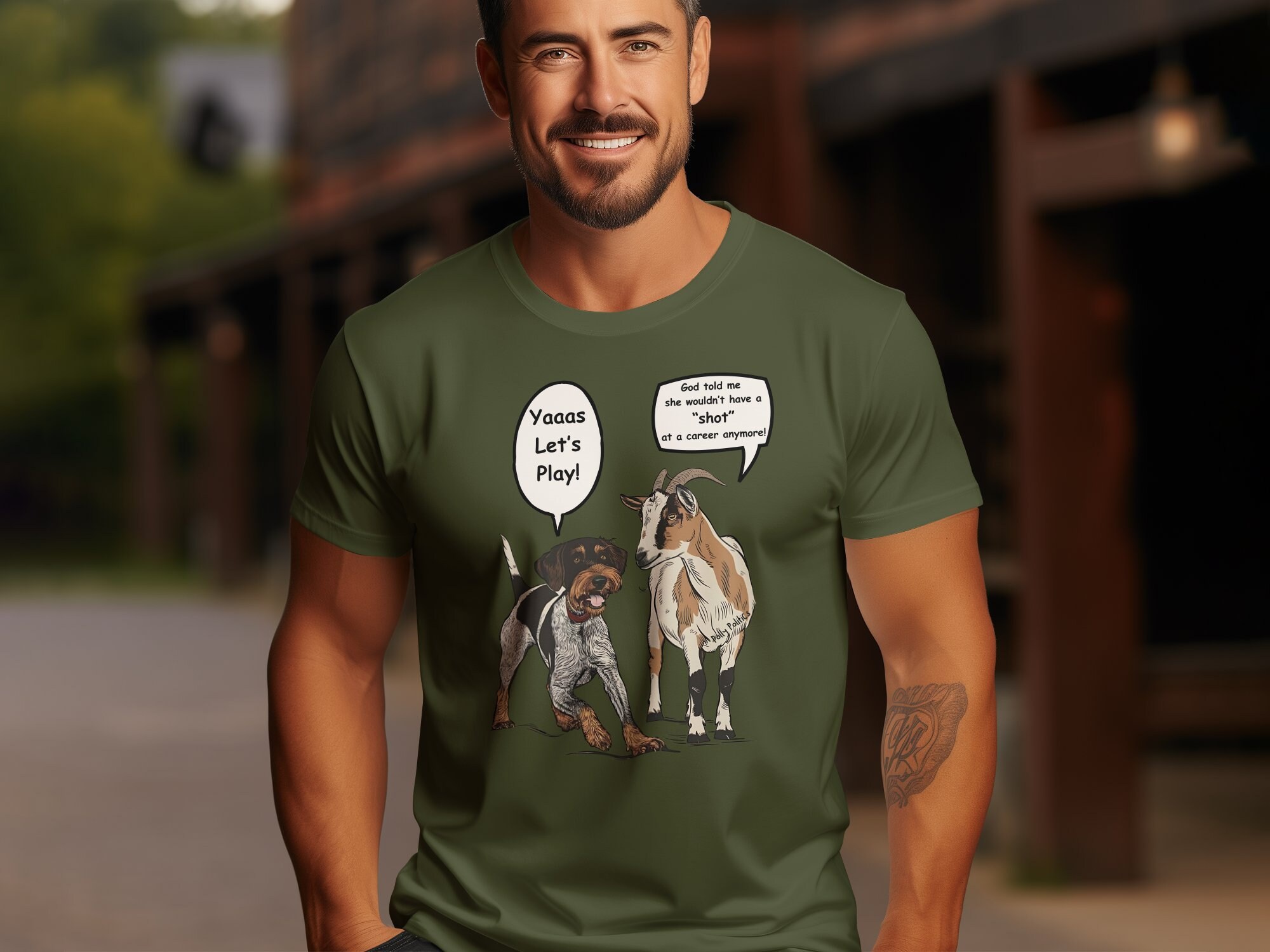 Kristi Noem Shoots Puppies Tshirt, Election 2024, Funny Dog and Goat ...