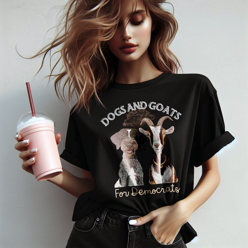 Kristi Noem Shoots Puppies Shirt, Dogs and Goats for Democrats T-shirt ...