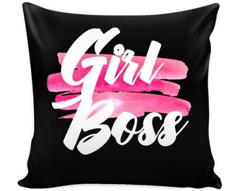 Girl Boss Pillow | Etsy