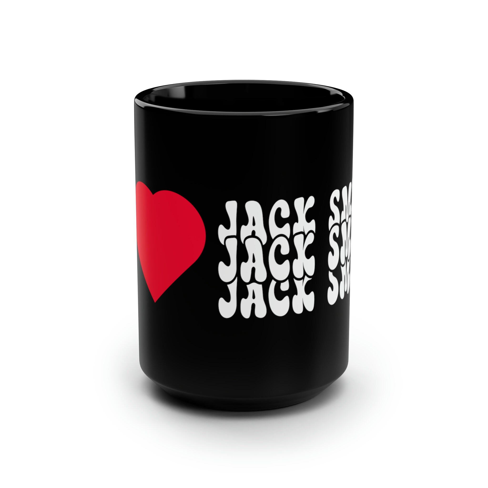 I Love Jack Smith Mug | Retro 70s Style I Heart Design Jack Smith Mug ...