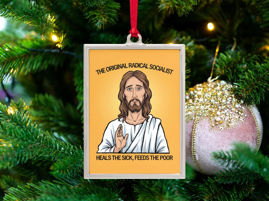 Radical Left Lunatic Christmas Ornament, Anti Trump Holiday Decor ...