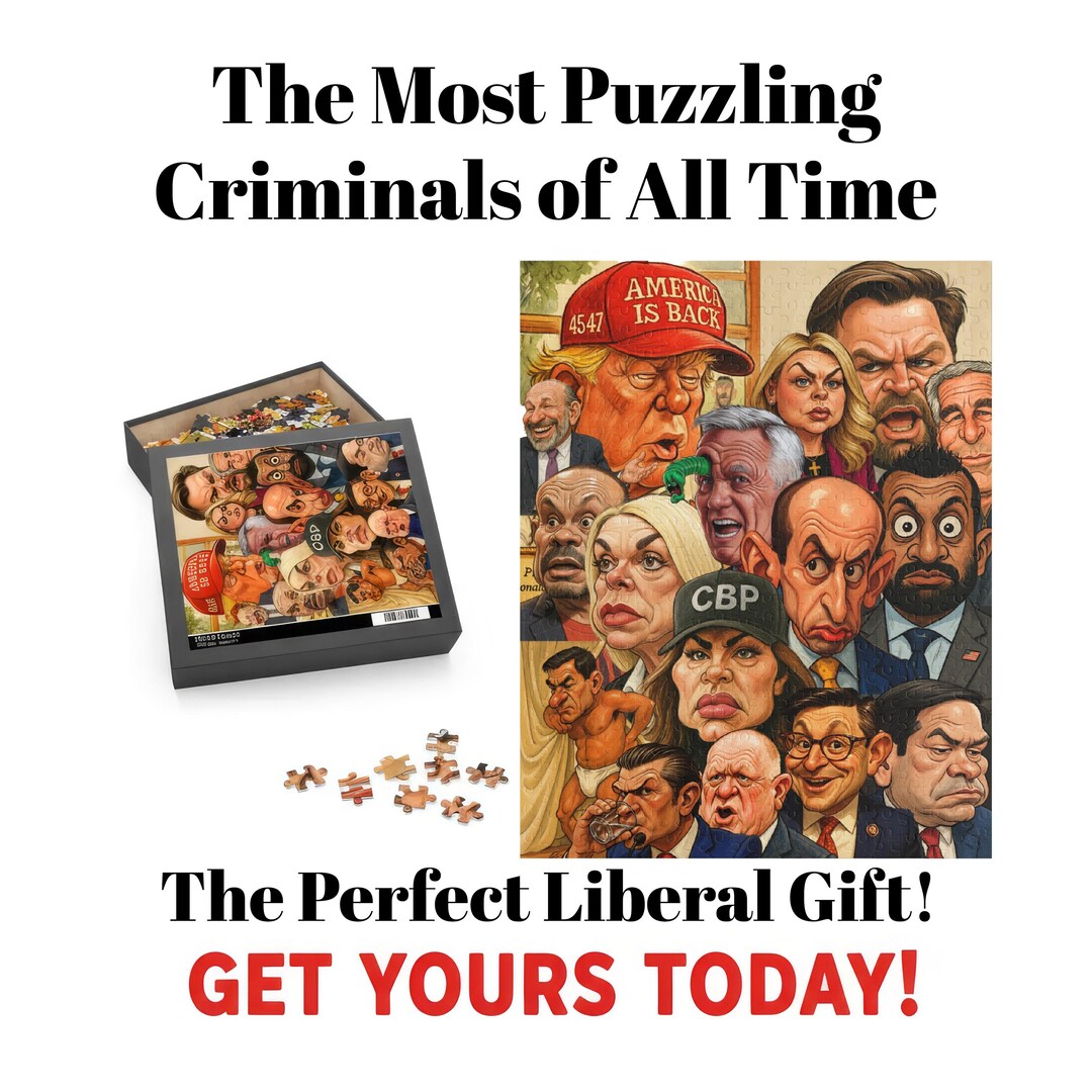 Anti Trump Regime Puzzle, 2025 Clown Show Cabinet, Shitshow ...