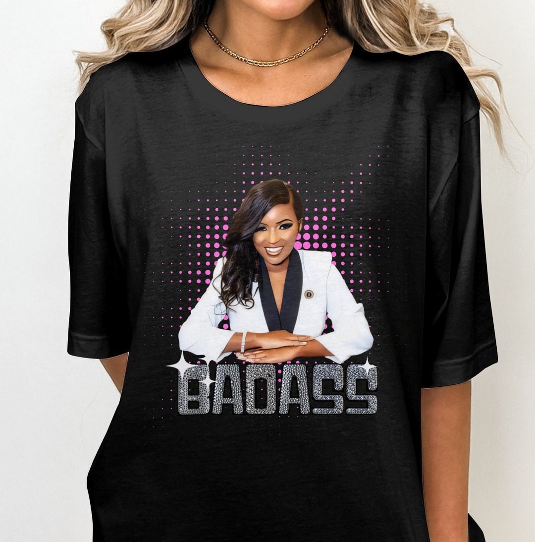 Badass Jasmine T-shirt, US House Representative Jasmine Crockett ...