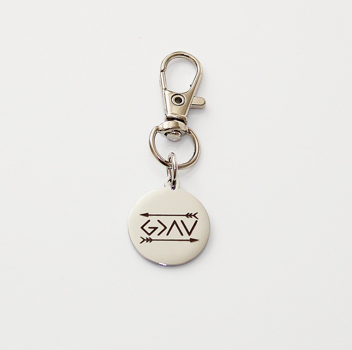 Round Mini Keychains Inspirational Keychain Empowering | Etsy