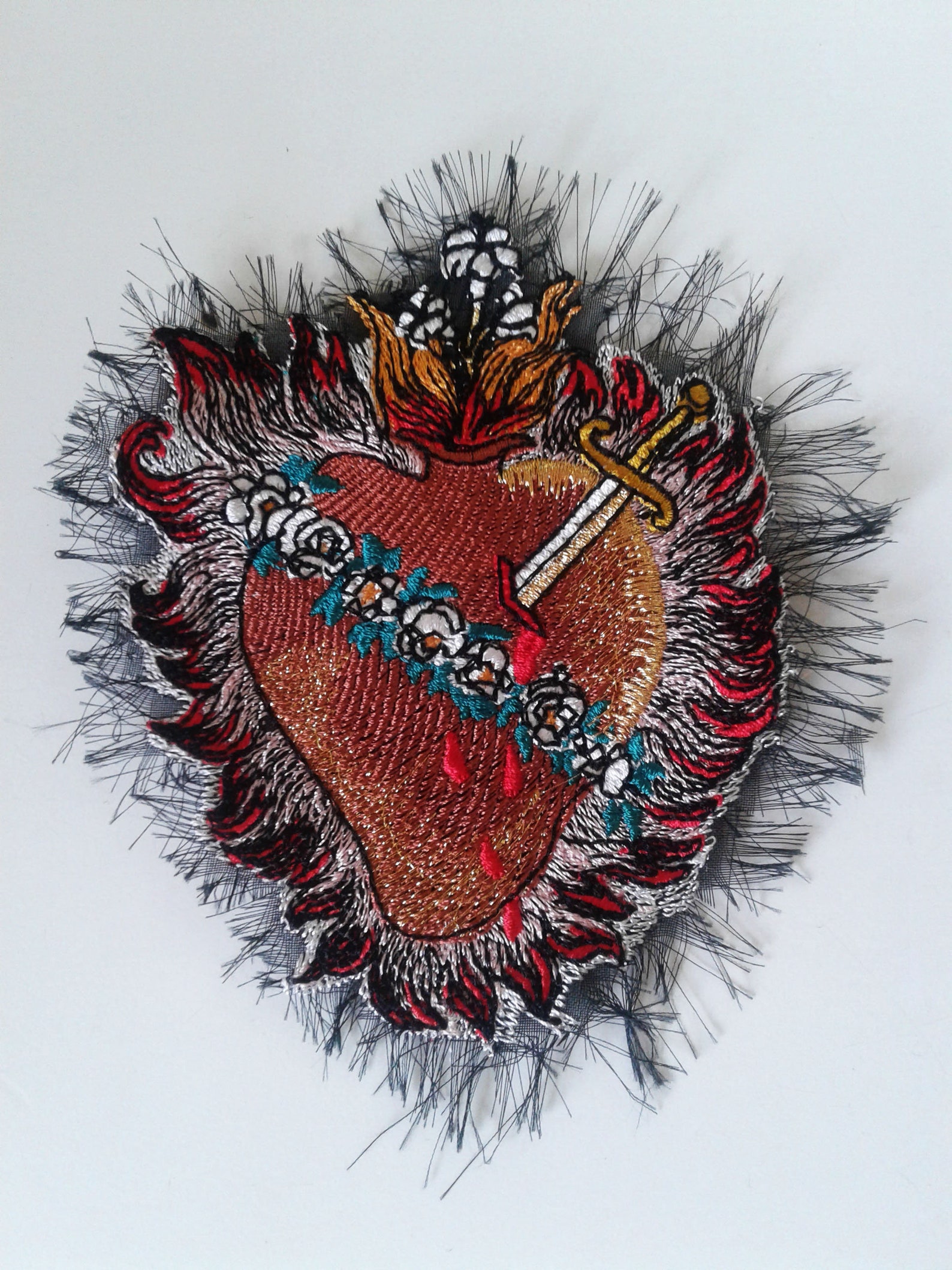 Moks180p Embroidered Patch Milagro Vintage Design Sacred - Etsy