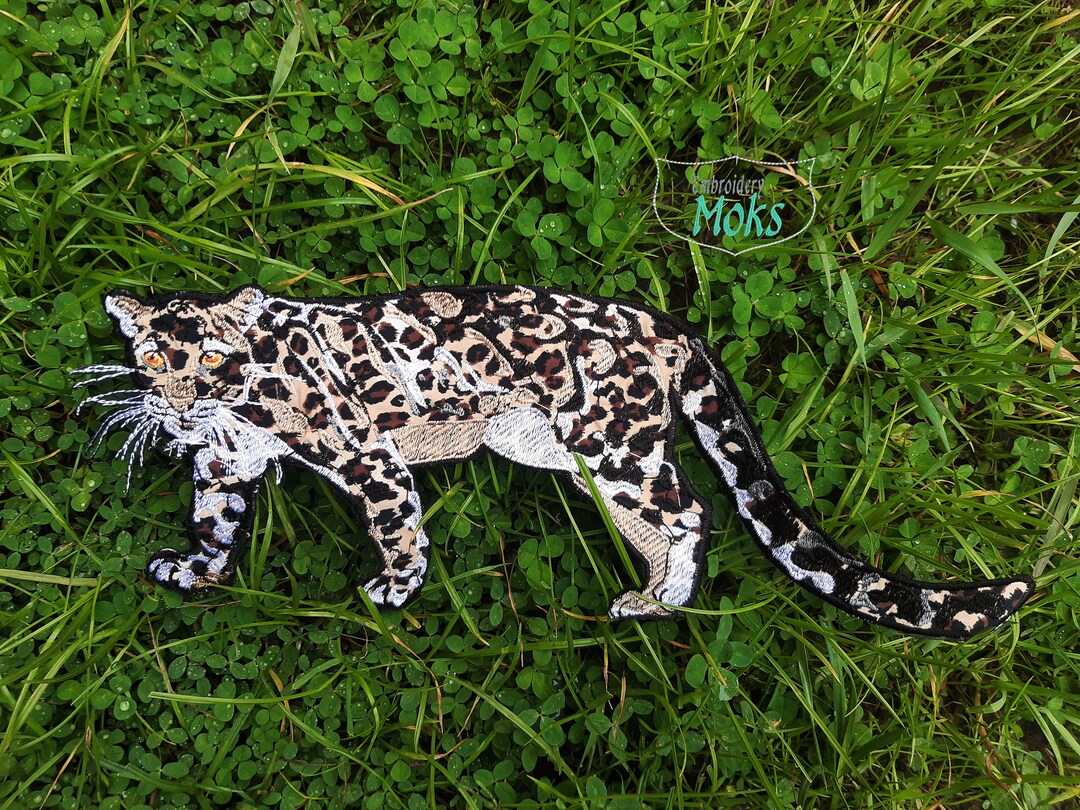 Moks(p)340 Animal Leopard Embroidery Patch, Sew on Embroidered Patch - Etsy