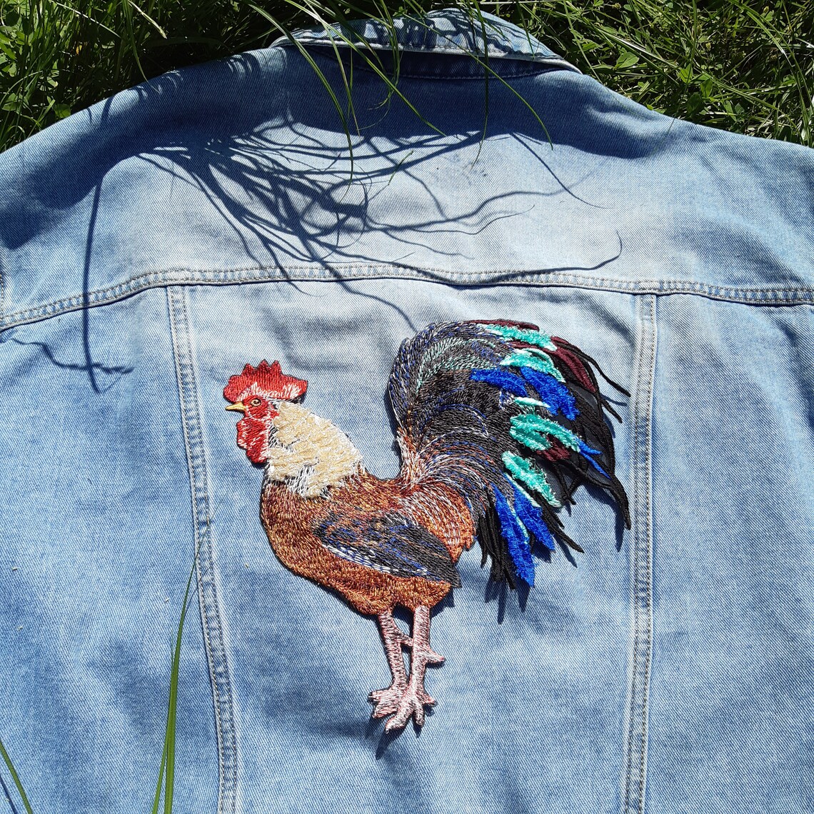 Moks461 Bird Patch Large Patch Rooster Patch - Etsy