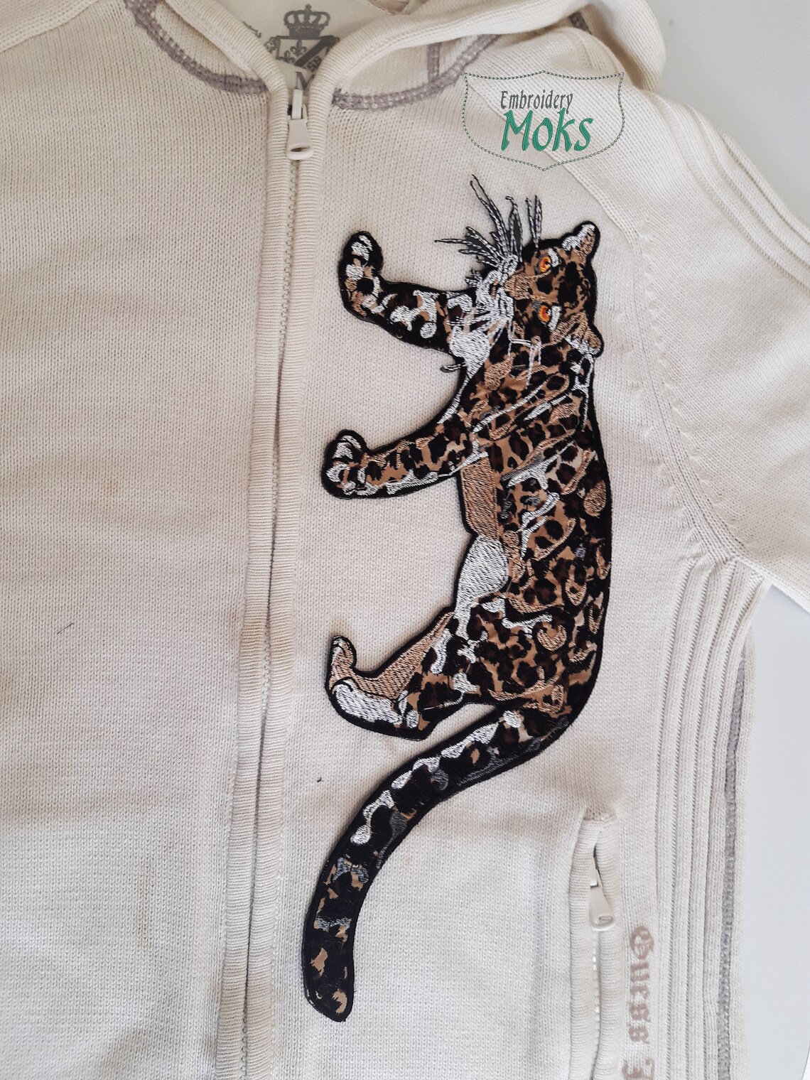 Moksp340 Animal Leopard Embroidery Patch Sew on Embroidered - Etsy