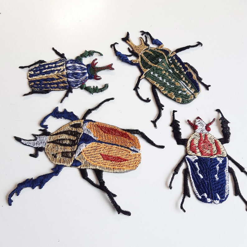Moks628 Set Insect Patch Bugs Patch Embroidery Nature - Etsy