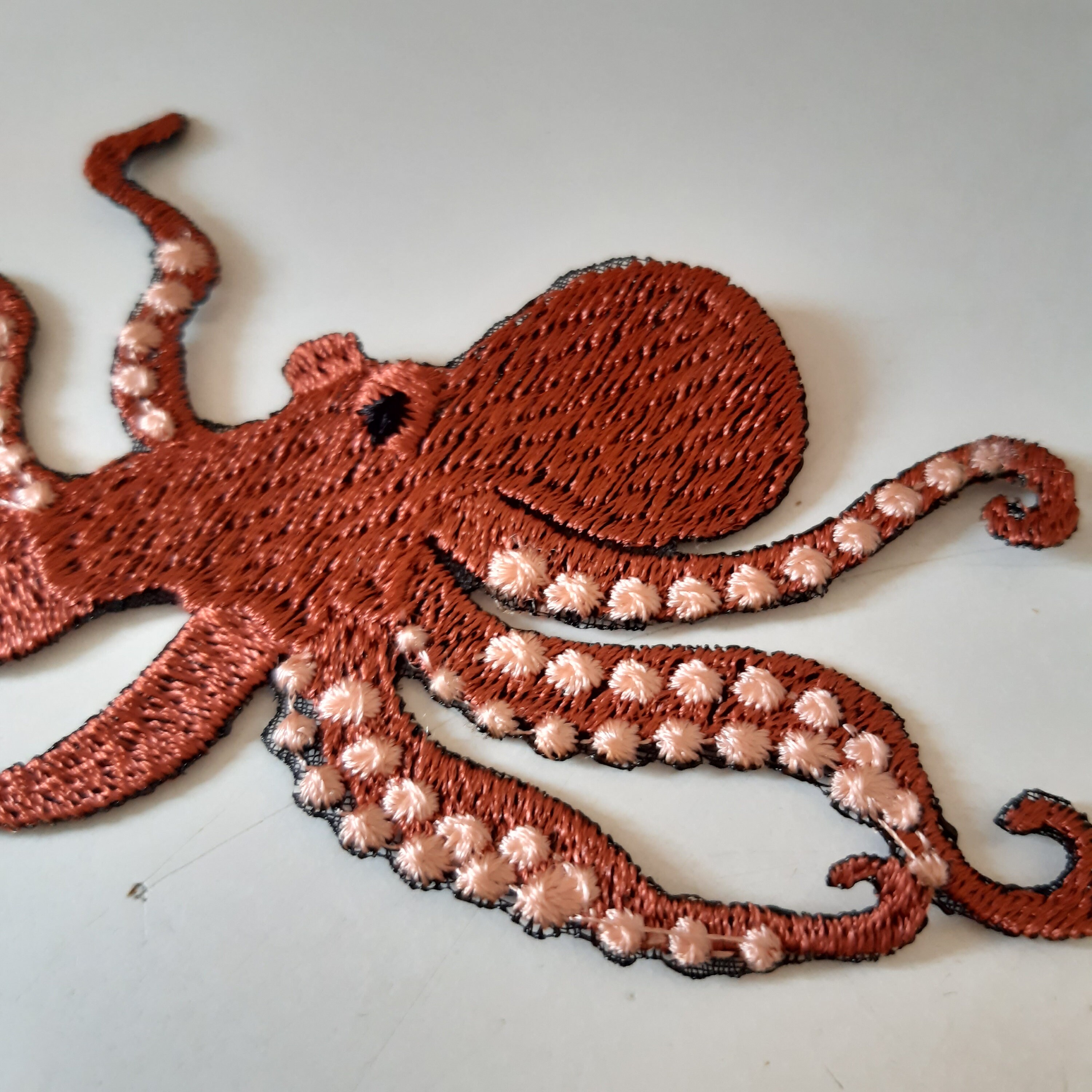 Moks491 Octopus Marine Embroidered Patch Sea Sew on Patch | Etsy