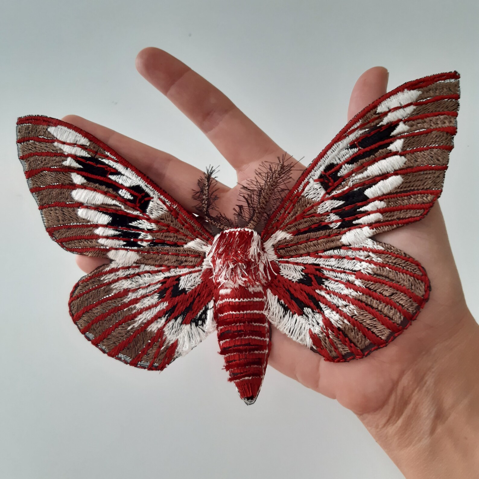 Moks449 Moth Patch Insect Patch Citheronia Regalis Saturn - Etsy