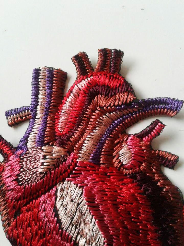 Moks153p Anatomical Heart Patch - Etsy