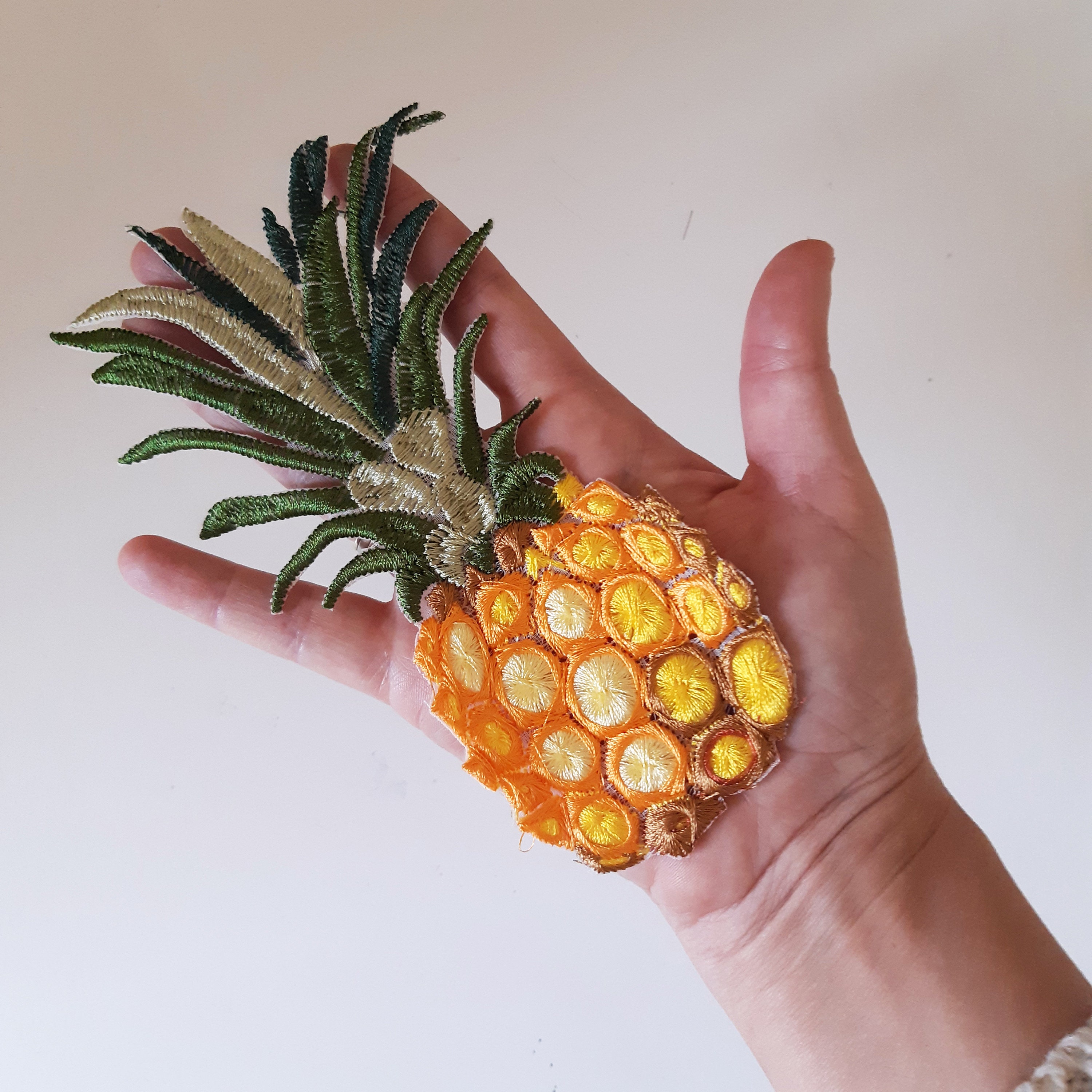 Moks411(p) Pineapple Patch - Fruit Embroidered Patch - Exonic Fruit ...