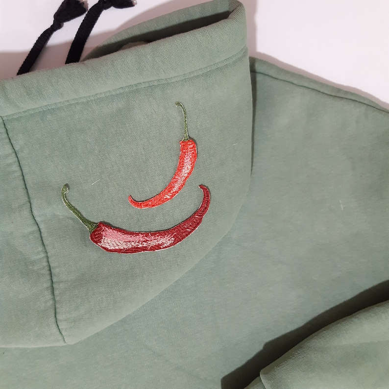 Moks443p Chili Patch Embroidery Patch Hot Seasoning - Etsy