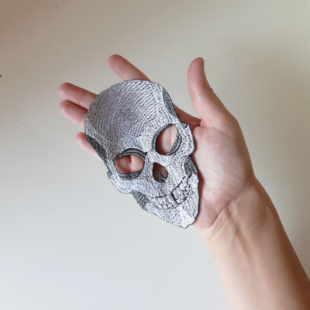 Moks382(p) Skull Applique Patch Art - Human Anatomy - Etsy