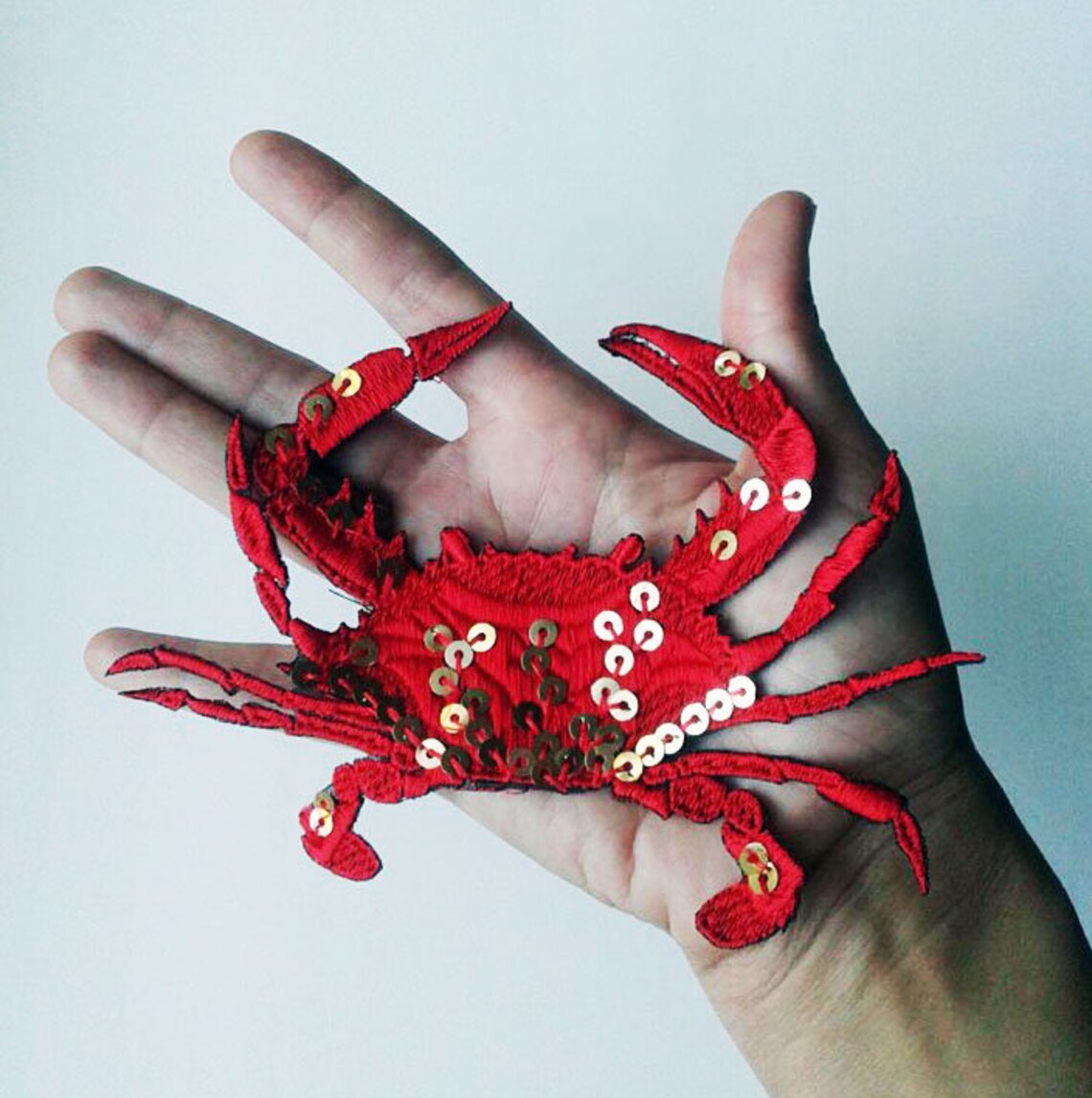 Moks143(p) Crab Embroidery Patch - Etsy