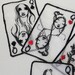 Moks259p Card Games Embroidered Patch Playing Cards Set of - Etsy