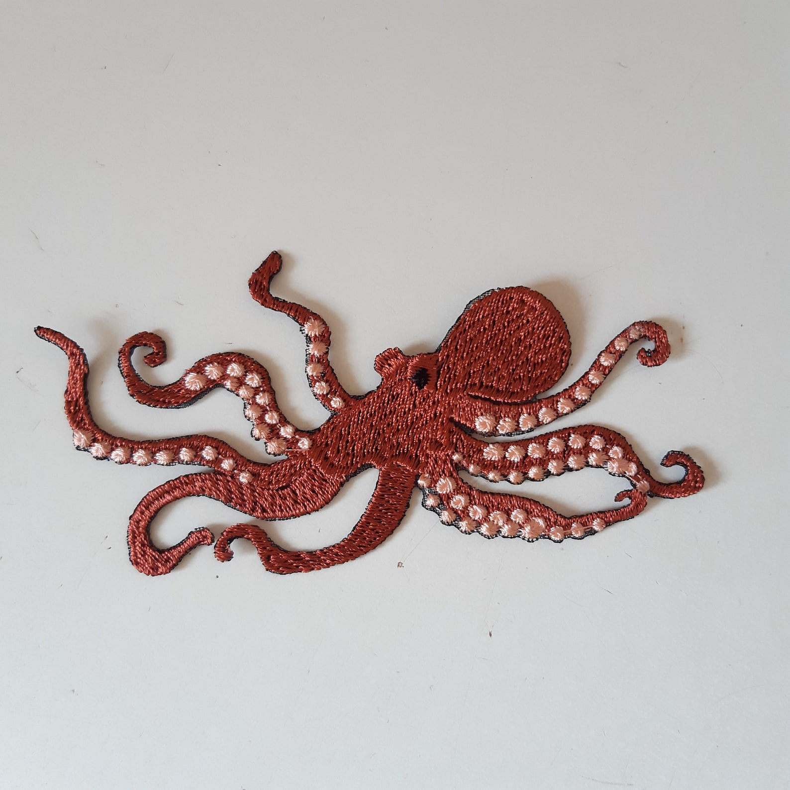 Moks491 Octopus Marine Embroidered Patch, Sea Sew on Patch - Etsy