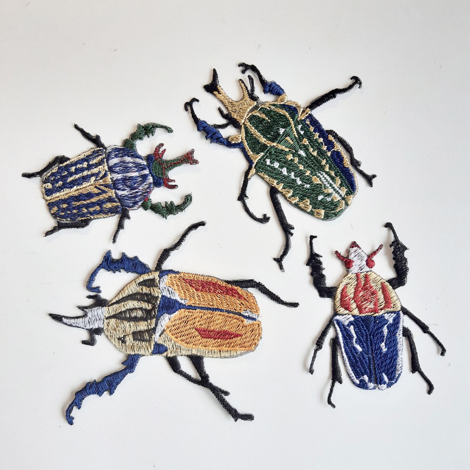 Moks628 Set Insect Patch Bugs Patch Embroidery Nature - Etsy