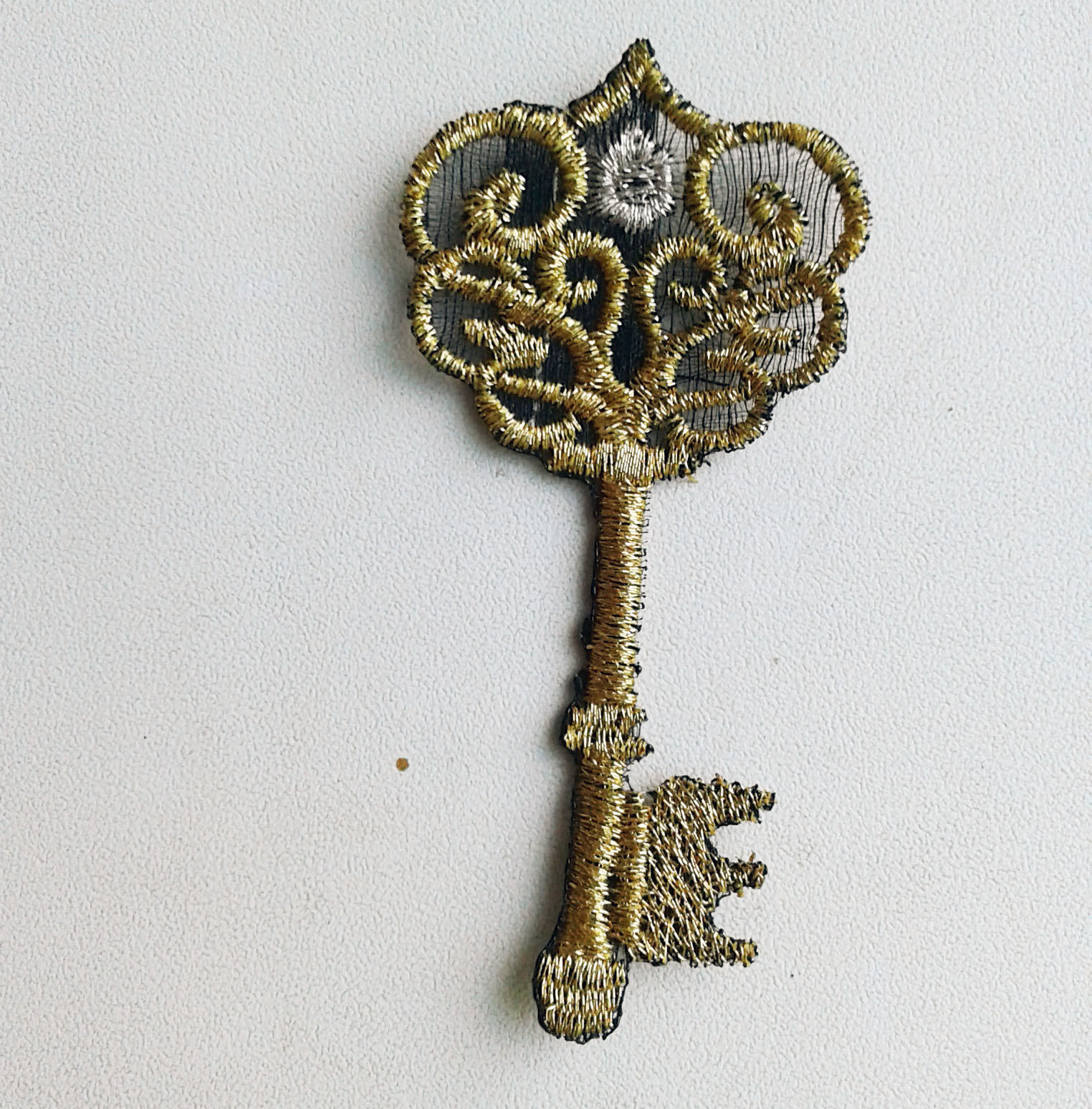 Moks43p Steampunk Embroidered Patch Key | Etsy