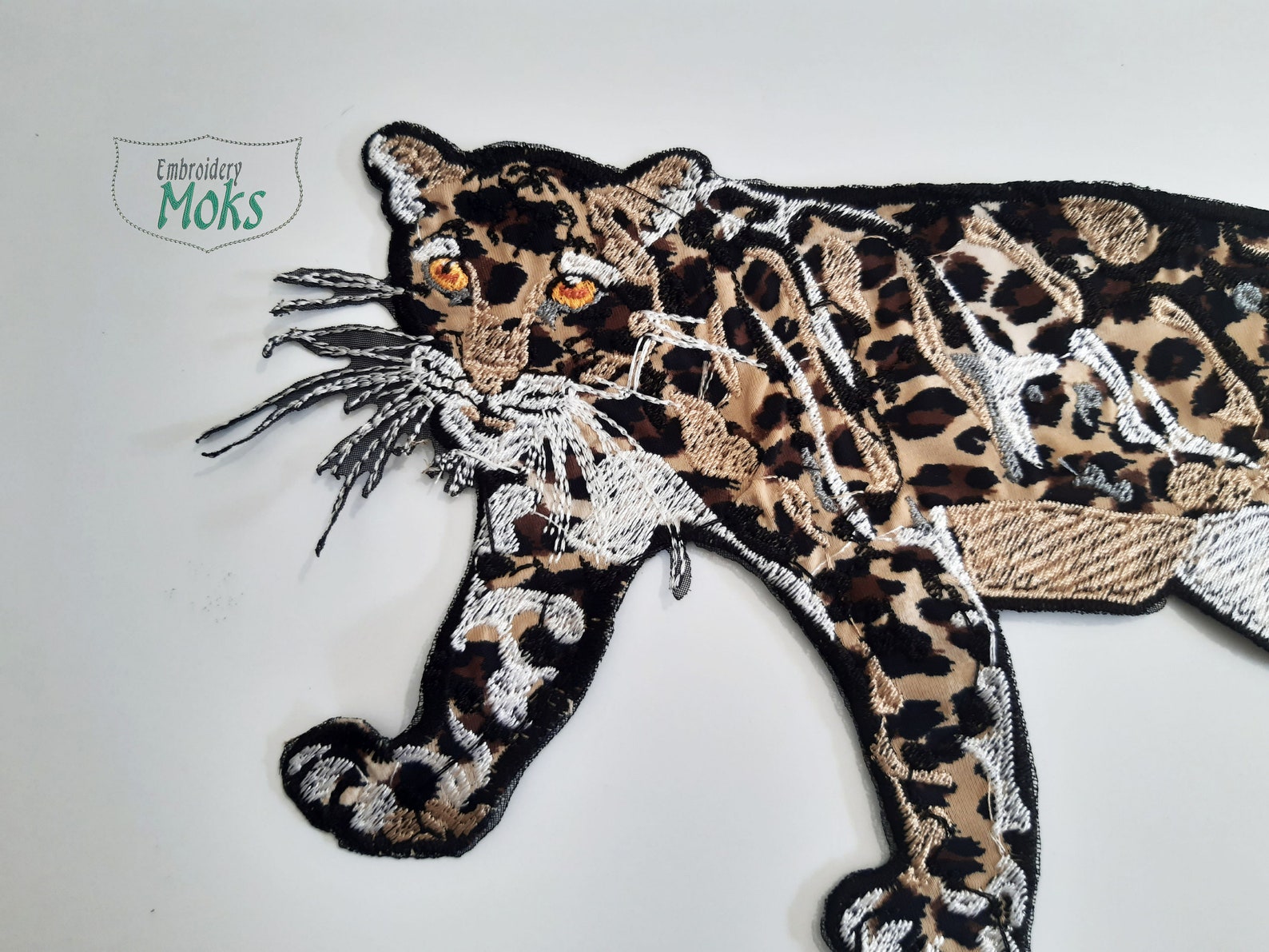 Moksp340 Animal Leopard Embroidery Patch Sew on Embroidered - Etsy