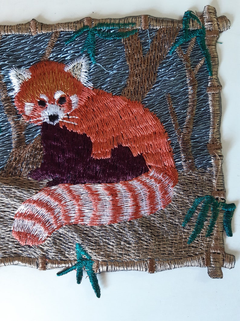 Moks309(p) Red Panda Raccoon Embroidered Patch, Animal Patch - Etsy